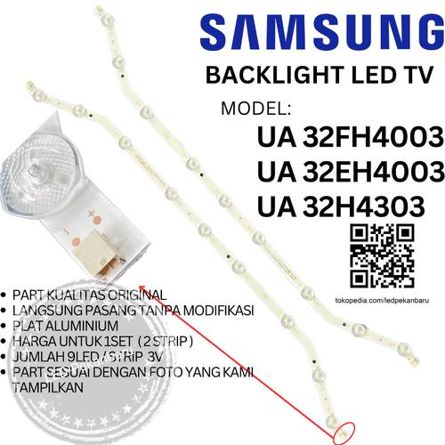 Jual BACKLIGHT LED TV SAMSUNG UA32FH4003 LAMPU UA 32FH4003 32EH4003 32FH 32 - Kota Pekanbaru ...
