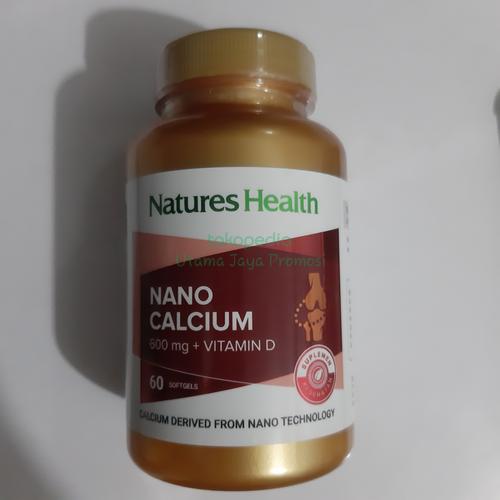 Jual Nature Nature's Health Nano Calcium + vitamin D3 60 softgels ...