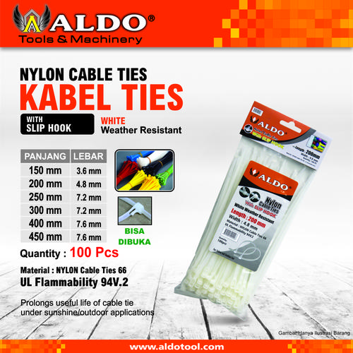Jual KABEL TIES SLIP HOOK MERK ALDO - 450 mm - Kota Surabaya - ALDO ...