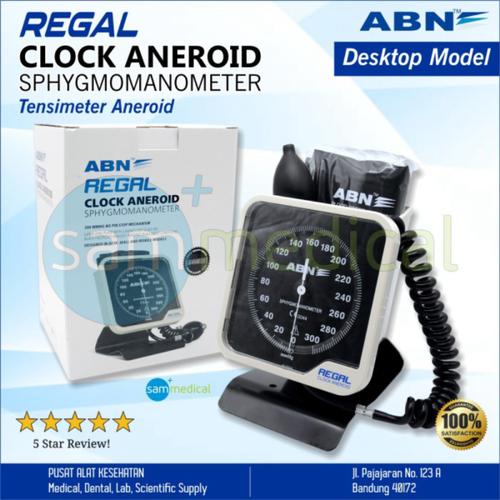 Jual ABN Regal Clock Aneroid Tensimeter Desktop Model Tensimeter ...