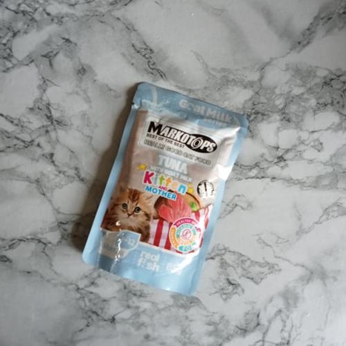 Jual Markotops Goat Milk Kitten Tuna 85 g Cat Wet Food Makanan Kucing ...