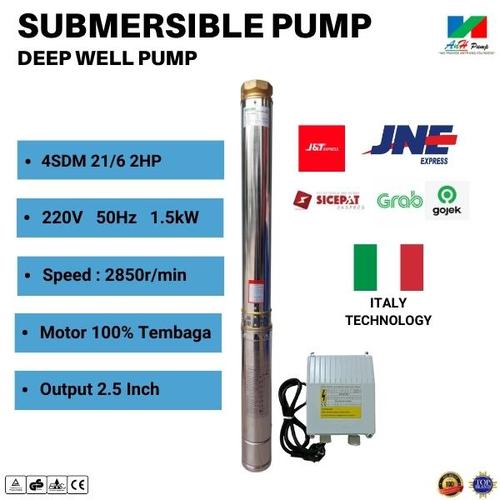 Jual POMPA SUBMERSIBLE 4SDM 21/6 - 2HP (OUTPUT 2.5INCH) - ANH PUMP ...