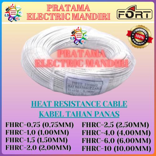 Jual FORT HEAT RESISTANCE KABEL TAHAN PANAS FHRC-2,0 FHRC-2,5 FHRC-4,0 ...
