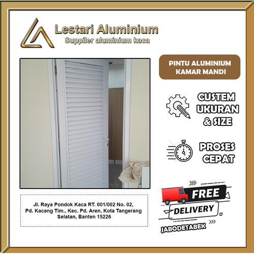 Jual pintu alumunium (jalusi kisi kisi) - Kota Tangerang ...