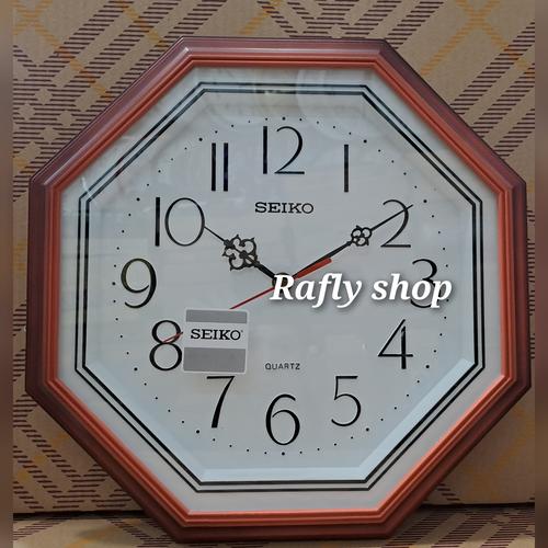 Jual jam dinding seiko coklat segi delepan - Jakarta Pusat - rafly shop ...