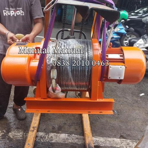 Jual Code Electric Winch Hoist Nagasaki 1 Ton Sling 100 Meter Katrol ...