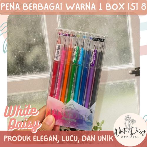 Jual Set pena berbagai warna premium pulpen berbagai jenis netral color ...