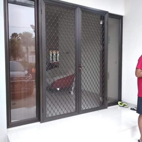 Jual pintu expanda aluminium kawat nyamuk - Kota Depok - Haidar Glass ...