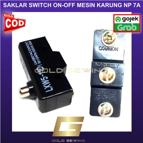 Jual Switch / Saklar On-Off Mesin Jahit Karung Newlong NP-7A NP7A ...