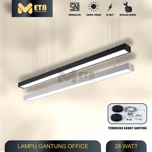 Jual Lampu Gantung LED kantor minimalis lampu gantung - Putih, Natural ...
