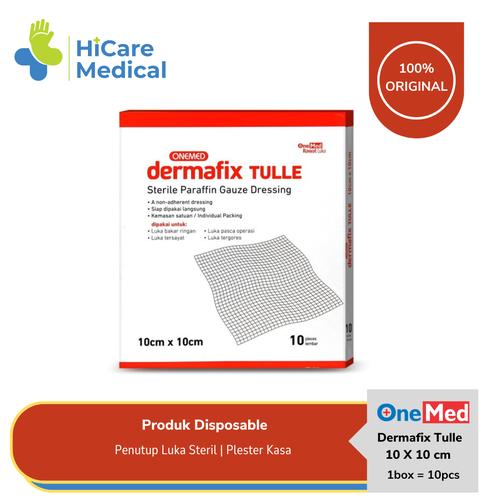 Jual Dermafix Tulle 10cm x 10cm Perban Kasa Luka isi 10 pcs - Kota ...