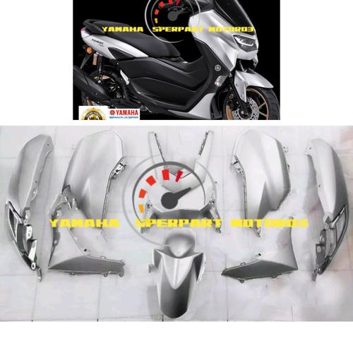 Jual COVER BODY HALUS NMAX NEW, NEW NMAX SET SILVER ORGINAL YGP ...