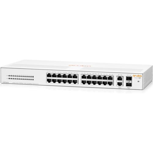 Jual ARUBA R8R50A HPE 1430-26 , 24 Port Gigabit + 2SFP Unmanaged Switch ...