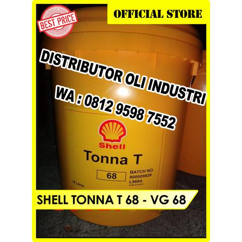 Jual SHELL TONNA T 68 ( ORIGNAL OIL SLIDEWAY - 20 Liter ) - Kota ...