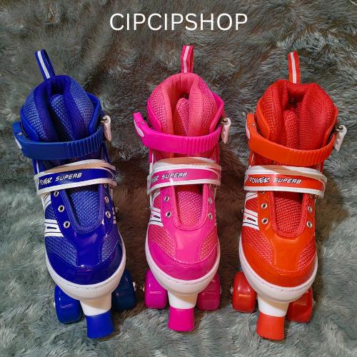 Jual Sepatu roda anak untuk pemula model Mobil 4 roda dual rem merk ...