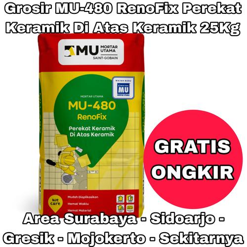 Jual Mortar Utama MU-480 RenoFix Perekat Keramik Di Atas Keramik 25Kg ...