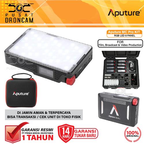 Promo Aputure MC Pro RGB LED Light Panel 8 Light Kit MC Pro 8kit ...