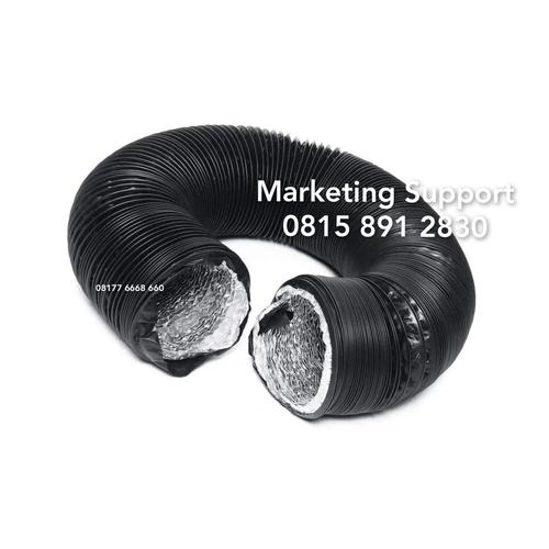 Jual Flexible Alumunium Hitam 4 inch 6 Meter Flexible Black For Expose ...