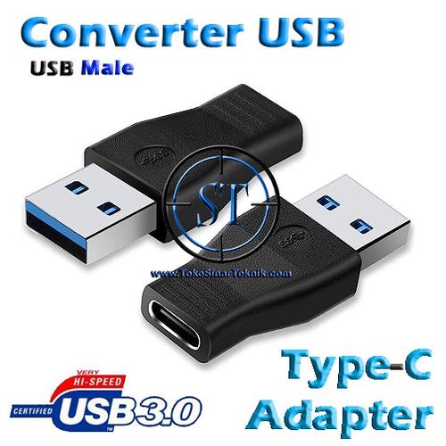 Jual Converter USB Type C Female to USB 3.0 Male Adapter High Quality ...