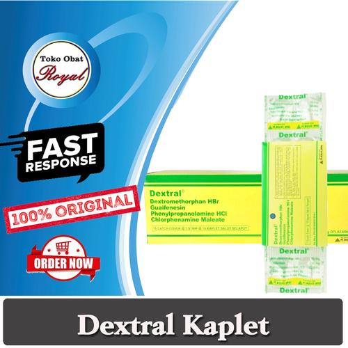 Jual Dextral Kaplet Meredakan Batuk Berdahak dan Kering Disertai Pilek ...