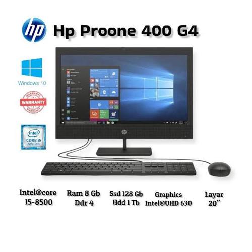 Jual PC ALL IN ONE HP PRO ONE 400 G4 CORE I5-8500 RAM 8GB 128GB + HDD ...