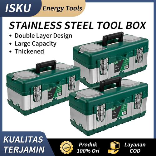 Jual ISKU Tool Box Ukuran Kotak15-20'' Toolbox Material Stainless Steel ...