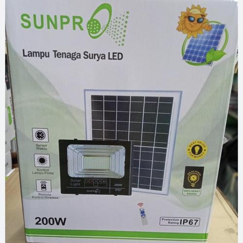 Jual SUNPRO S-200 Solar Light 200Watt Lampu Sorot Led Tenaga Surya ...
