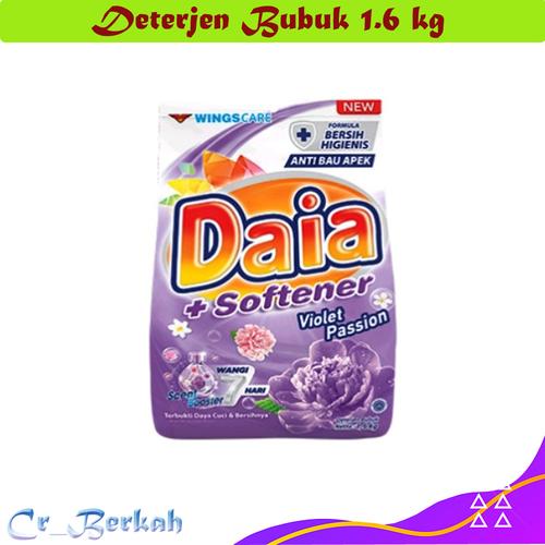 Jual deterjen bubuk 1 7 kg/daia deterjen bubuk kemasan 1 7 kg violet ...