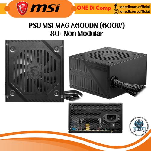 Jual PSU MSI MAG A600DN (600W) 80+ Non Modular - Kota Medan - One Di ...