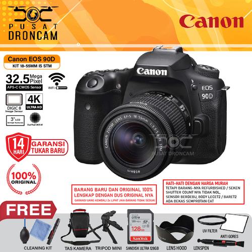 Promo Canon EOS 90D Kit 18-55mm IS STM Camera DSLR ORIGINAL BERGARANSI ...