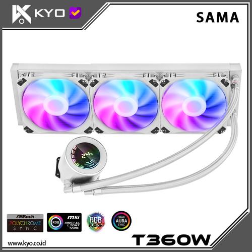 Promo KYO SAMA T360W ARGB AIO Liquid Cooling 360mm AIO 360 Cicil 0% 3x ...