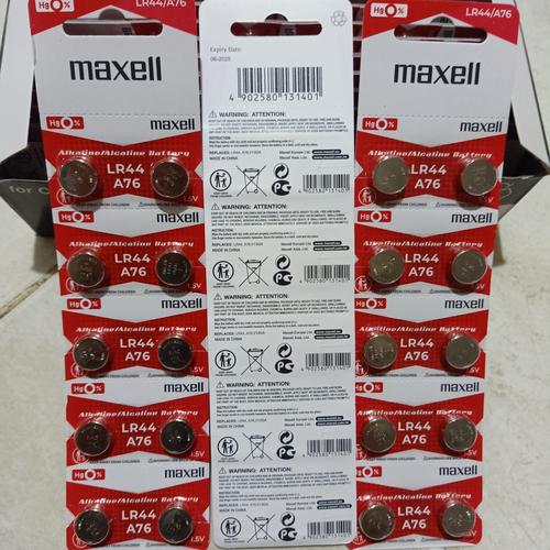 Jual Batre / Baterai Maxell Original / Battery AG13 / LR44 / AG 13 / LR 44 - Kota Tangerang ...