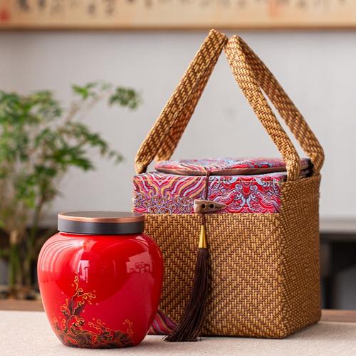 Jual Tempat Daun Teh Kopi / Tea Leaves Storage Jar Set 1317 - 5. Yellow ...