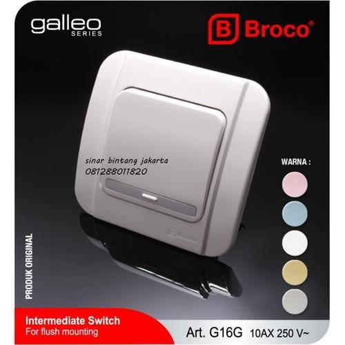 Jual Saklar Intermediate G16G Galleo Series - Broco - Jakarta Pusat ...
