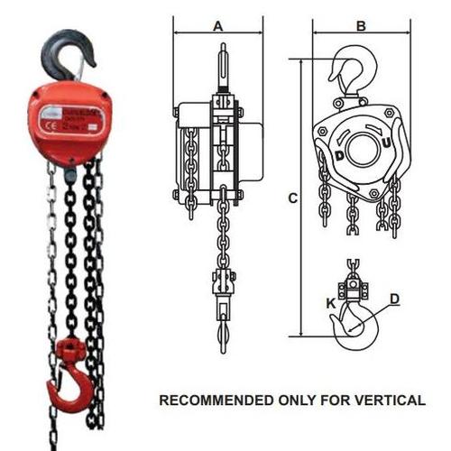 Jual Code Chain Block 1.5 Ton X 3 Meter Wipro Katrol Wipro Super Ready ...