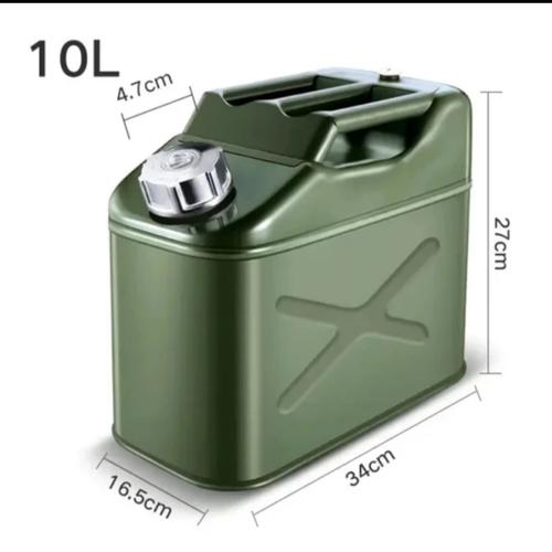 Jual jerigen 10l jerry can 10 liter besi tempat genset bbm bensin solar ...
