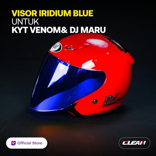 Jual CLEAN Kaca Helm / Visor Iridium Flat KYT DJ Maru KYT Venom - Revo ...