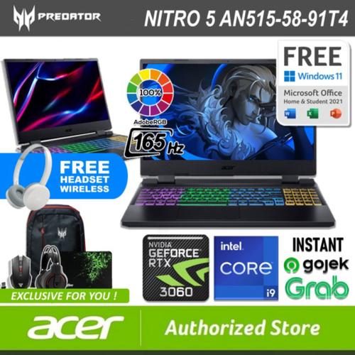 Jual Acer Nitro 5 AN515 58 RTX 3060 i9 12900H 16GB32GB 165hz 100 Srgb ...