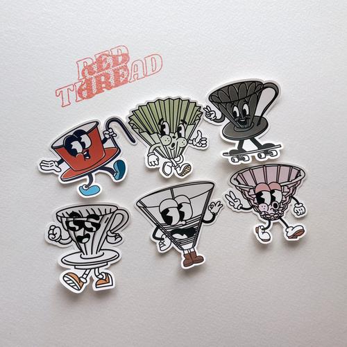 Jual STICKER SET DRIPPER 4X4 cm - Kota Tangerang Selatan - KOKORO ...