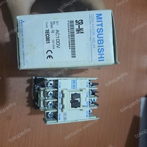 Jual kontaktor contactor relay mitsubishi SR-N4 110V 220V original ...
