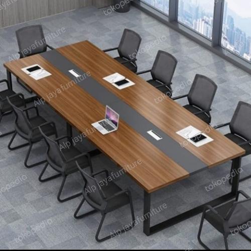 Jual meja rapat/meja meeting/meja kantor minimalis modern - Kota ...