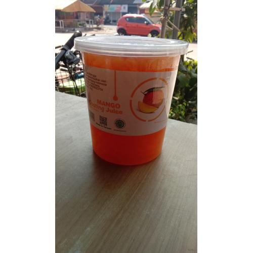 Jual Popping Boba Mango Coating Juice 1kg/pail, Import Taiwan poping ...