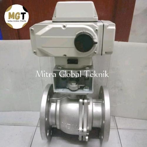 Jual 2" Inch Ball Valve Flange Stainless Motorized Electric Actuator - Jakarta Barat - Mitra ...