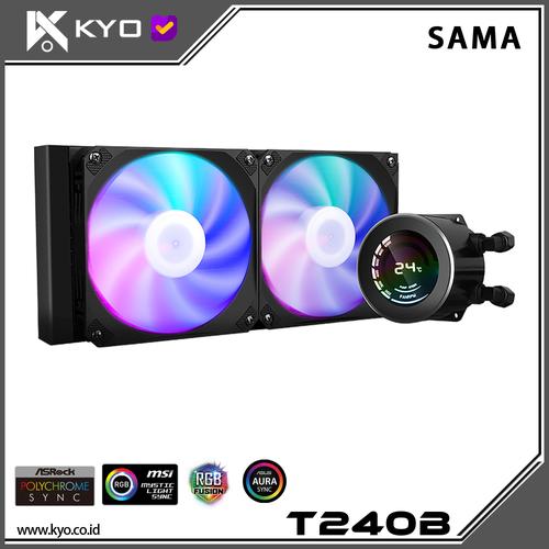 Jual KYO SAMA T240B ARGB AIO Liquid Cooling 240mm AIO 240 - Jakarta ...