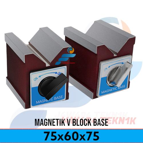 Jual magnetic V block base. V blok magnet 75 x 60 x 75 - Jakarta Timur ...