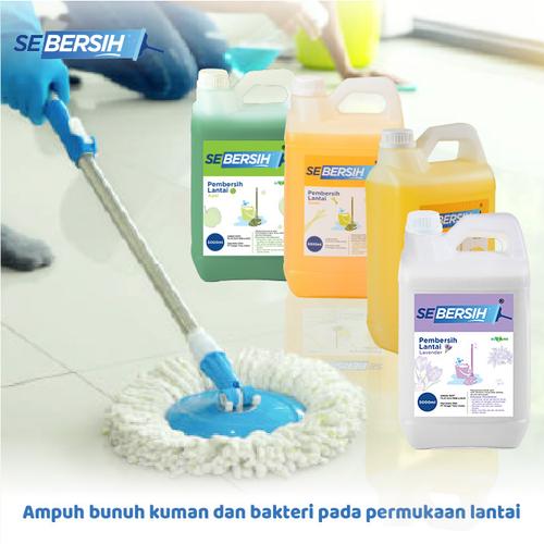 Jual Gojek Grab Sabun Pel Lantai 5L Pembersih Lantai 5 Liter SEBERSIH ...
