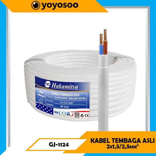 Jual Kabel Transparan Tembaga 2X1,5Mm & 2X2,5Mm / Kabel Listrik Asli ...