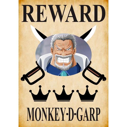 Jual Wanted Poster Bounty Marine From Cross Guild Anime Manga One Piece ...