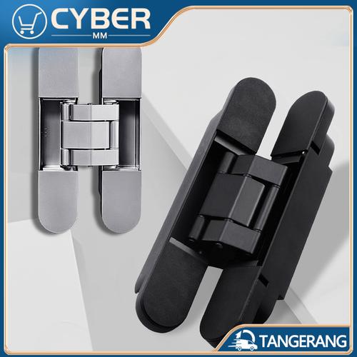 Jual Invisible Door Hinge Engsel Tanam Adjustable Engsel Deer Zinc ...