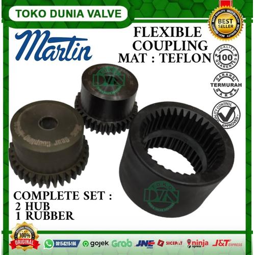 Jual MARTIN BOWEX GEAR COUPLING MRC 19 MAX.BORE 19mm COMPLETE SET ...